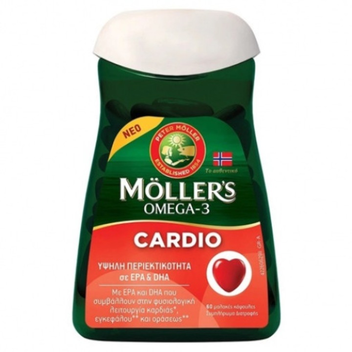Omega 3 Cardio, Moller's, 60 capsule - eMAG.ro