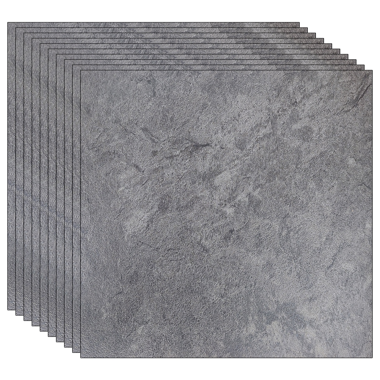 Set 54 x placi din PVC autoadezive pentru podea/perete NEXTLY ...