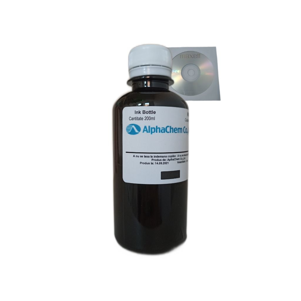 Flacon Cerneala AlphaChem Compatibil HP651, 1x200ml C2P10AE Negru si Cdr Maxell cu plic - eMAG.ro