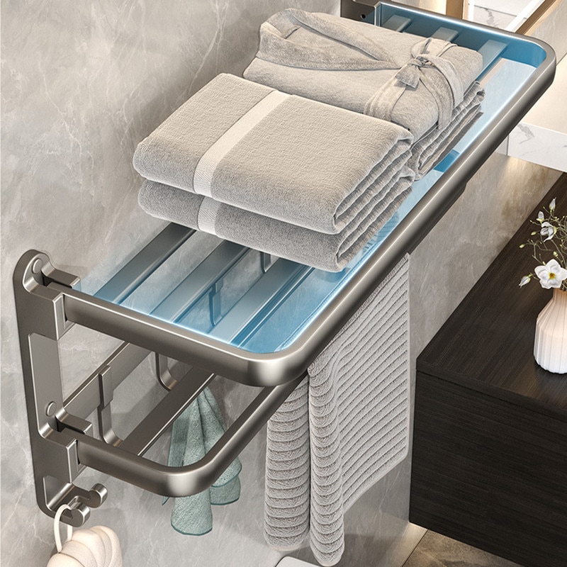 Suport prosoape, VidFair, Aluminiu, 50 cm - eMAG.ro