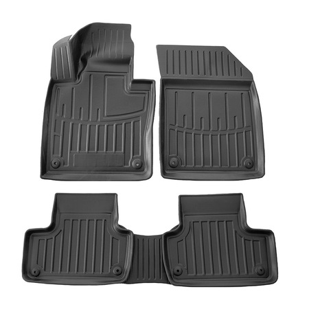 Set 4 covorase auto din cauciuc, SMARTIC®, all season, Volvo XC60 (2017-2023), M02, decupaj de ...