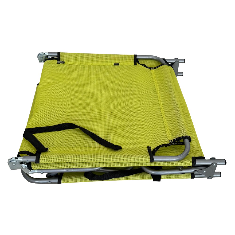 Sezlong de gradina, terasa, balcon, piscina, verde, pliabil, 5 pozitii ...