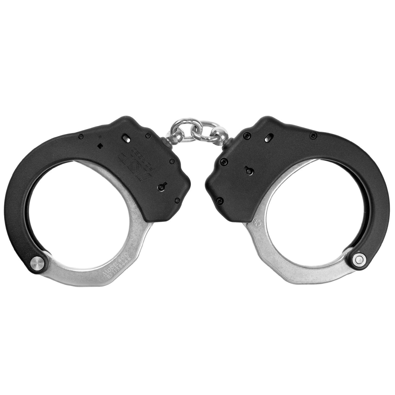 Catuse cu lant, ASP, Inox, Negru - eMAG.ro