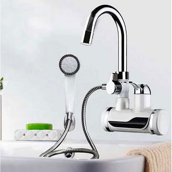 Robinet Electric BZRSH cu Dus Pentru Apa Calda Instant, Montare pe ...