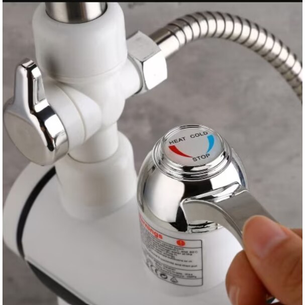 Robinet Electric BZRSH cu Dus Pentru Apa Calda Instant, Montare pe ...