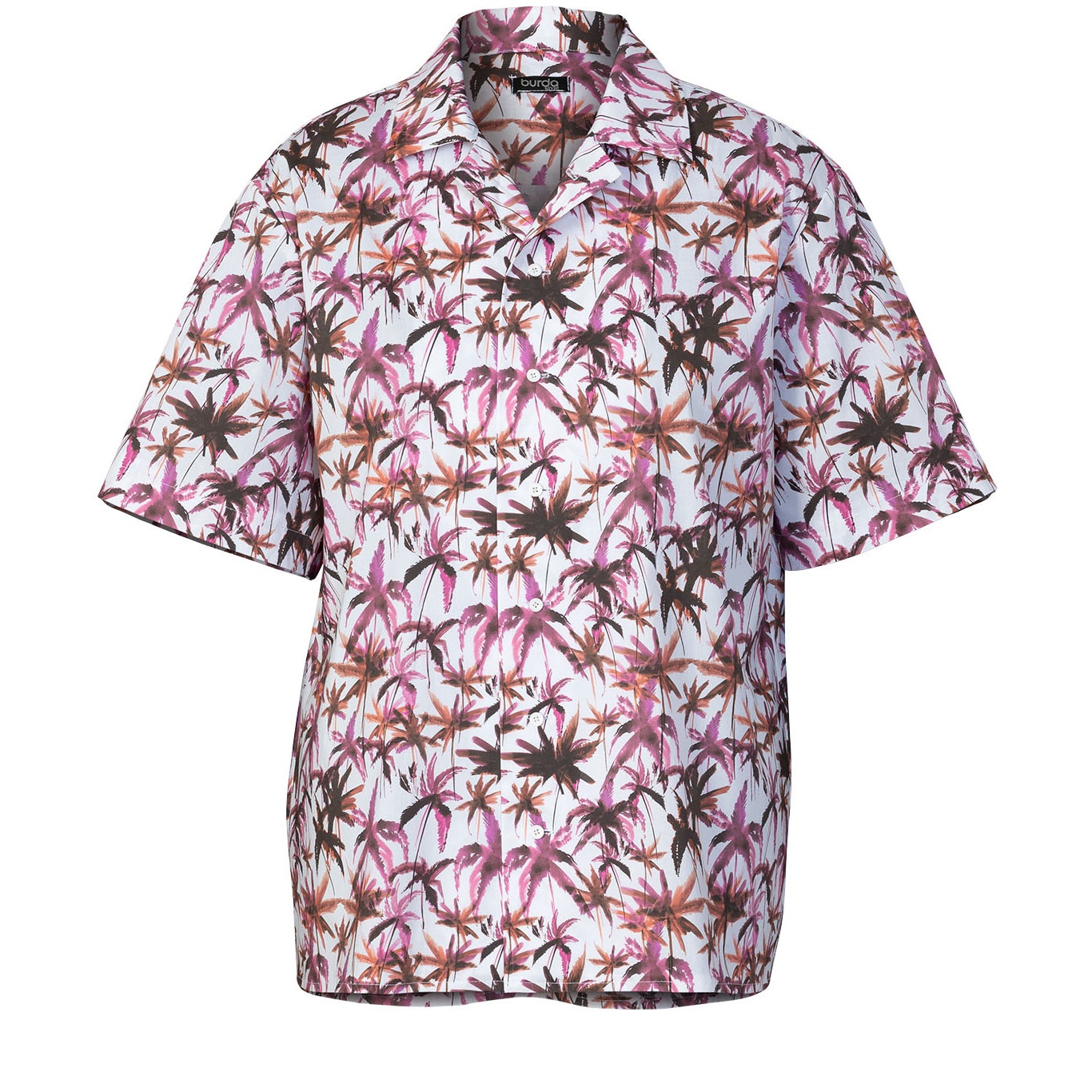 Ежедневна мъжка риза с къс ръкав и големи джобове Burda Style, 5842 ...