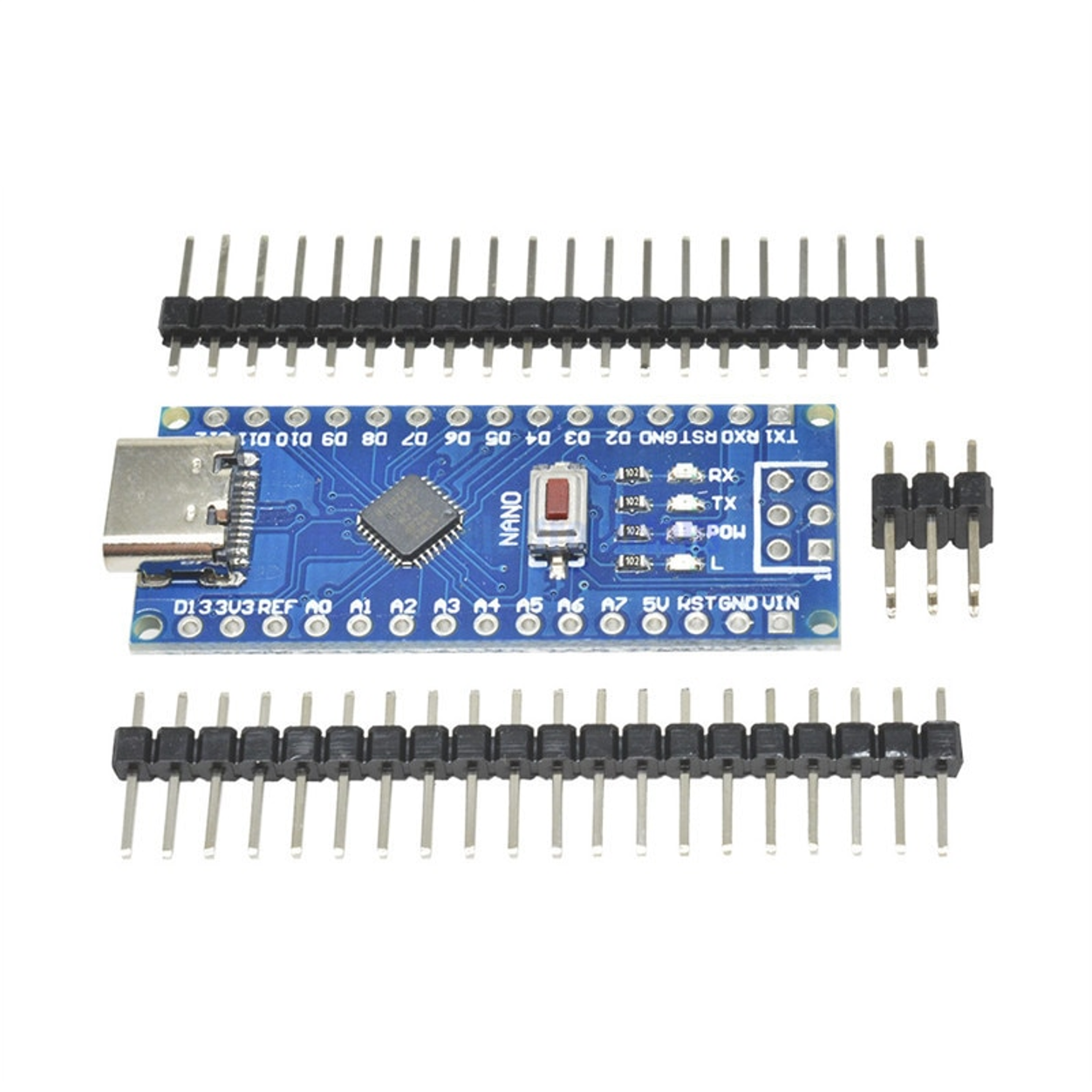 Modul Nano V3.0 cu microcontroler ATmega328P CH340, Arduino, Compatibil ...