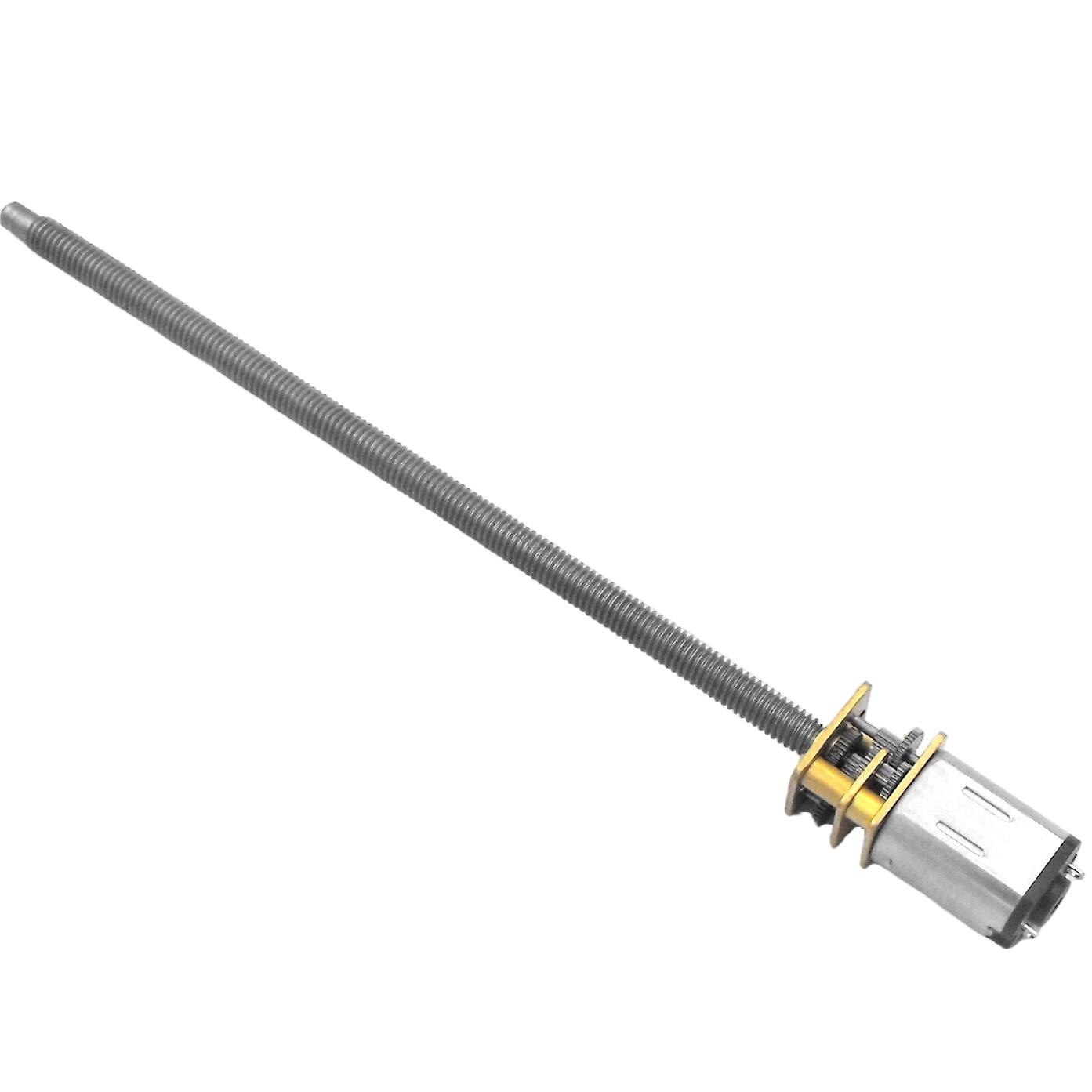 Mini motor electric DC, Ajmaker, Metal, 6V, 200RPM, M4x100mm, Argintiu ...