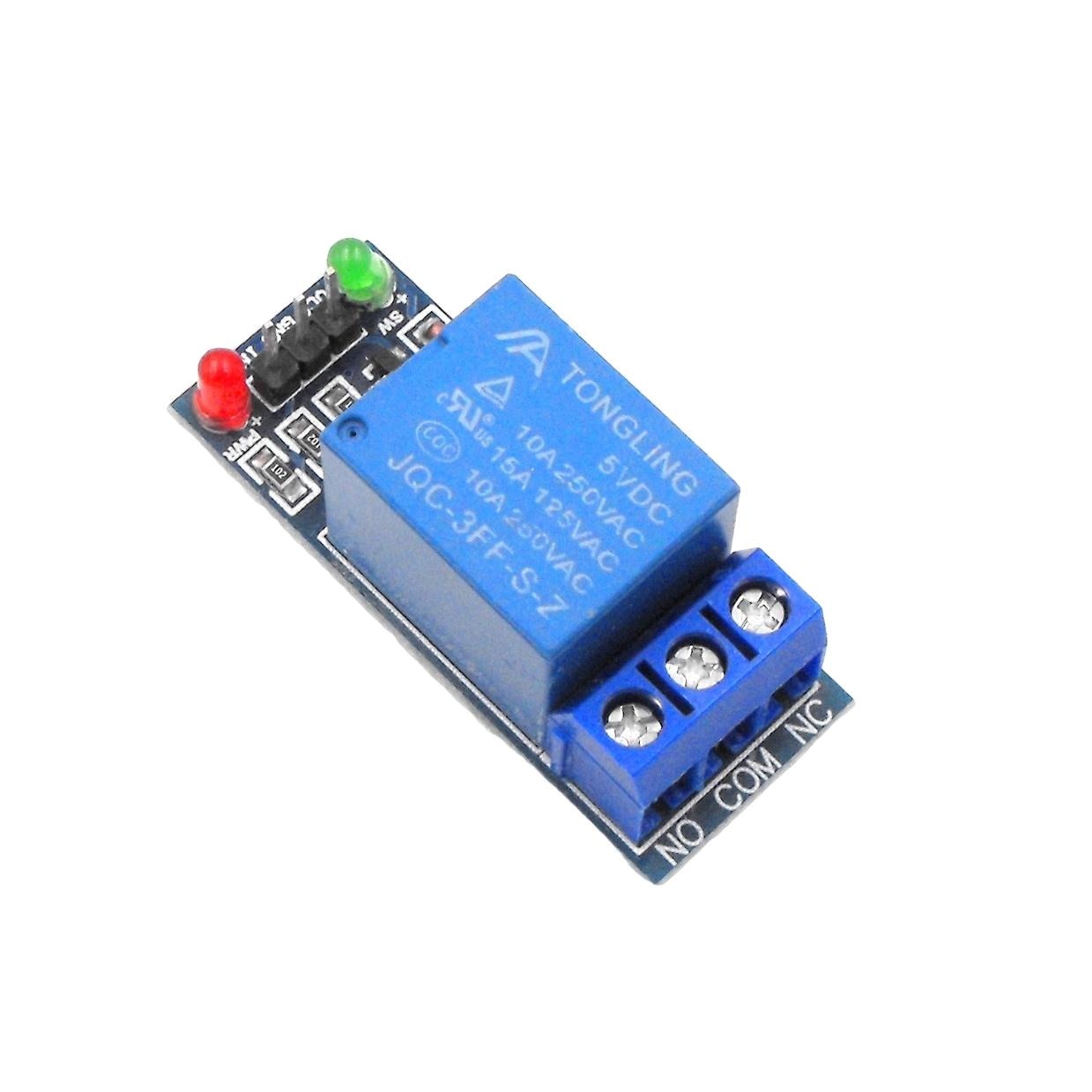 Релеен модул Ajmaker 1 канал 5v 10a 250v за Arduino син Emag Bg