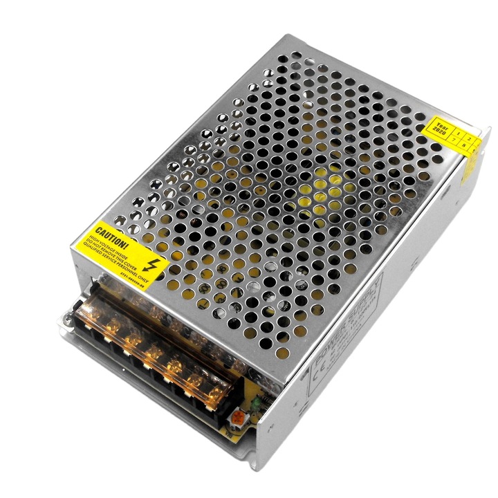 Sursa de alimentare, AJMAKER, 70W, 12V, 6A, 110x78x36mm, Argintiu - eMAG.ro