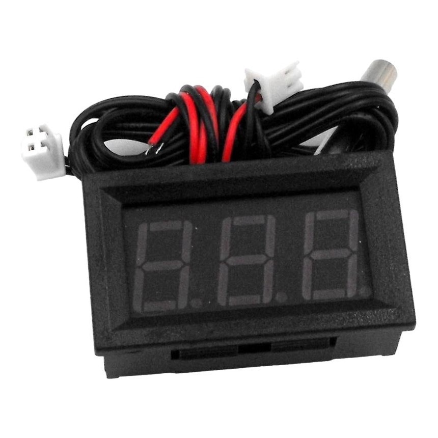 Modul termometru cu panou LED, AJmaker, 12 V, Afisaj 0.56", -50°C / 110 ...