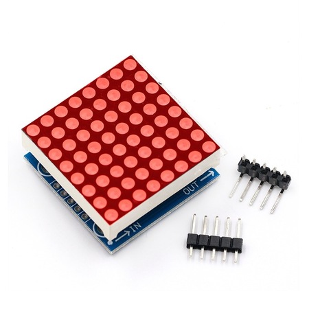 Matrice LED 8x8, AJMAKER, 5V, Cu driver, Argintiu - eMAG.ro