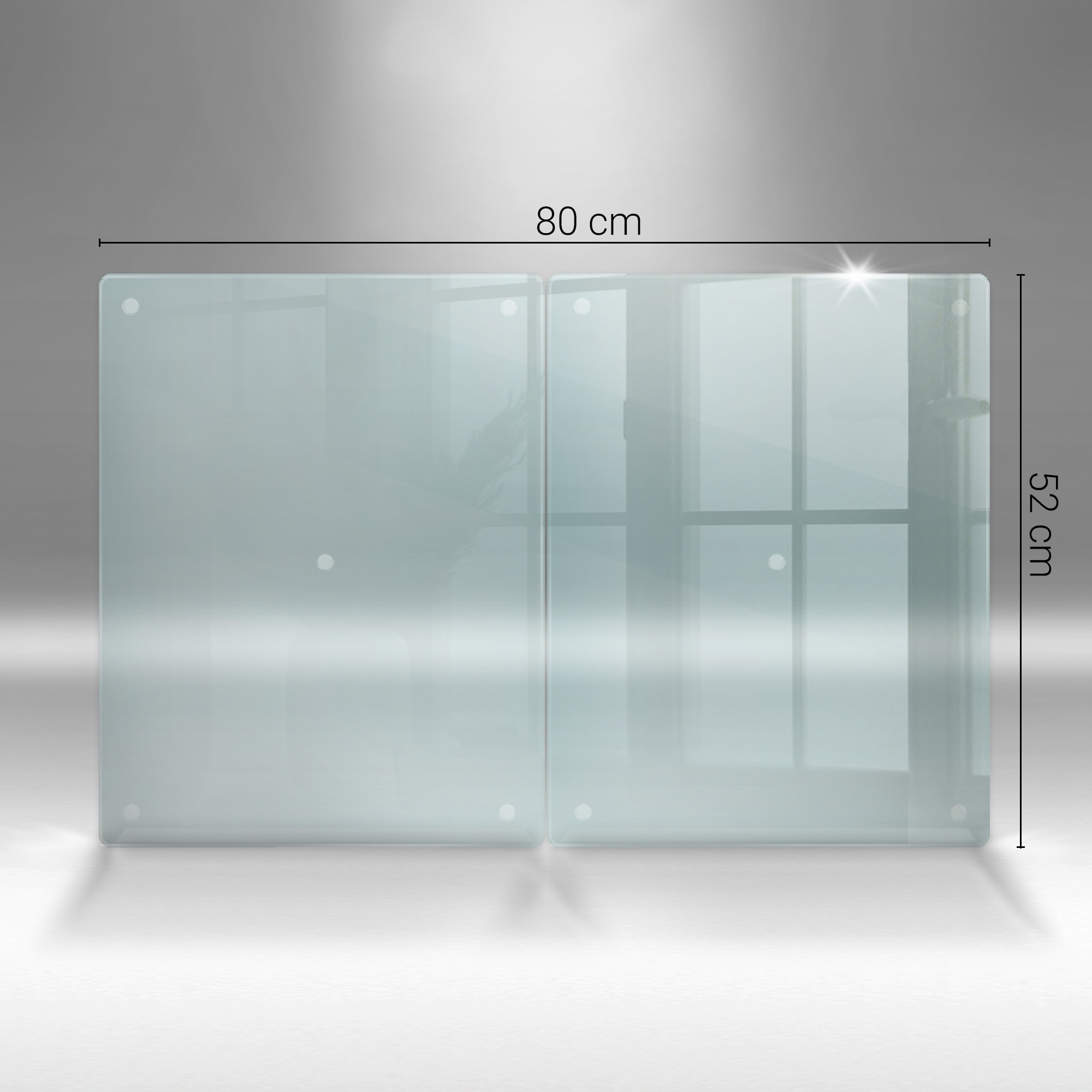 Placa sticla securizata, Wallfluent, protectie perete/plita/blat ...