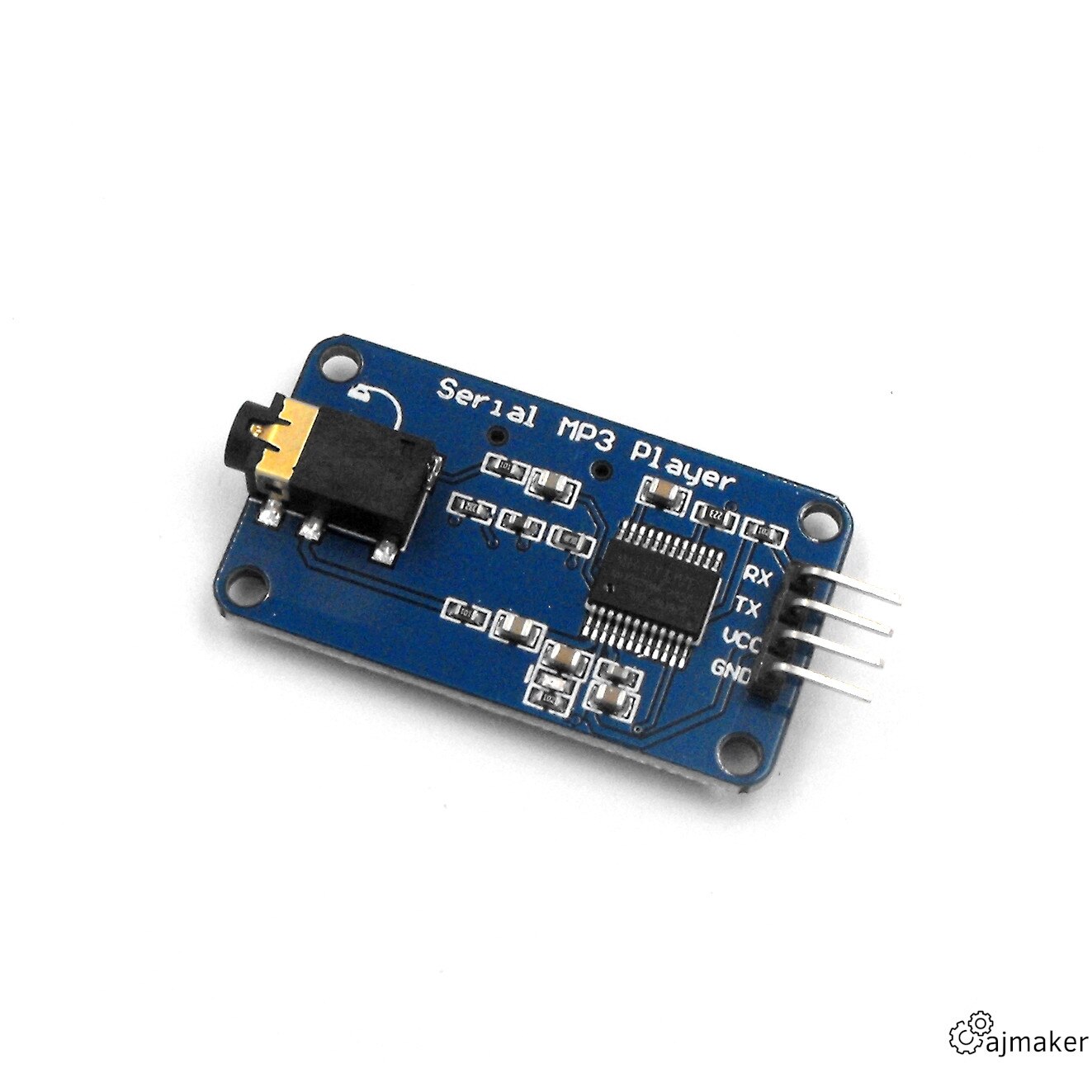 Modul MP3 Player AJMAKER YX5300, suport Micro SD, UART TTL, 43x25mm ...