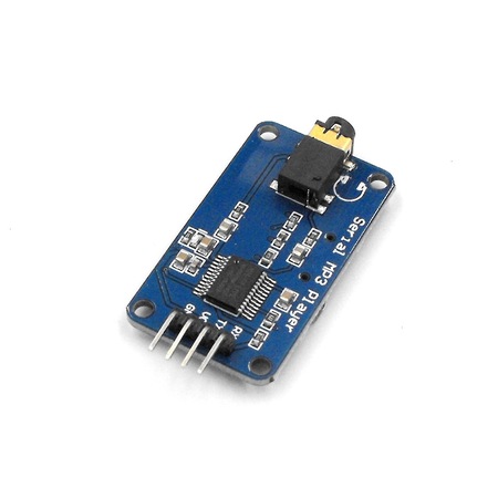 Modul MP3 Player AJMAKER YX5300, suport Micro SD, UART TTL, 43x25mm ...
