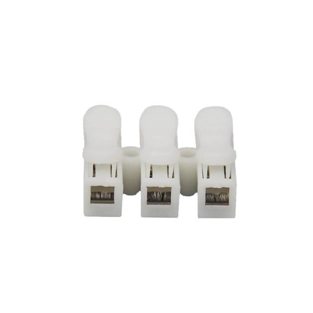 Conector rapid 3 pini, Plastic, Ajmaker, 22x17x12mm, Alb - eMAG.ro