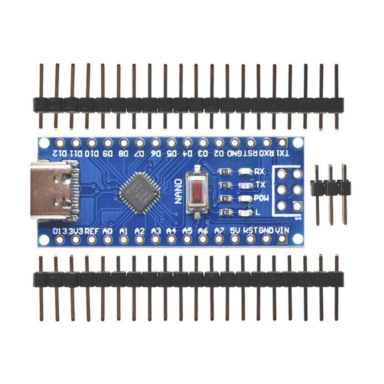 Modul Arduino Nano V3.0, AJMAKER, ATmega328P, USB C, mini - eMAG.ro