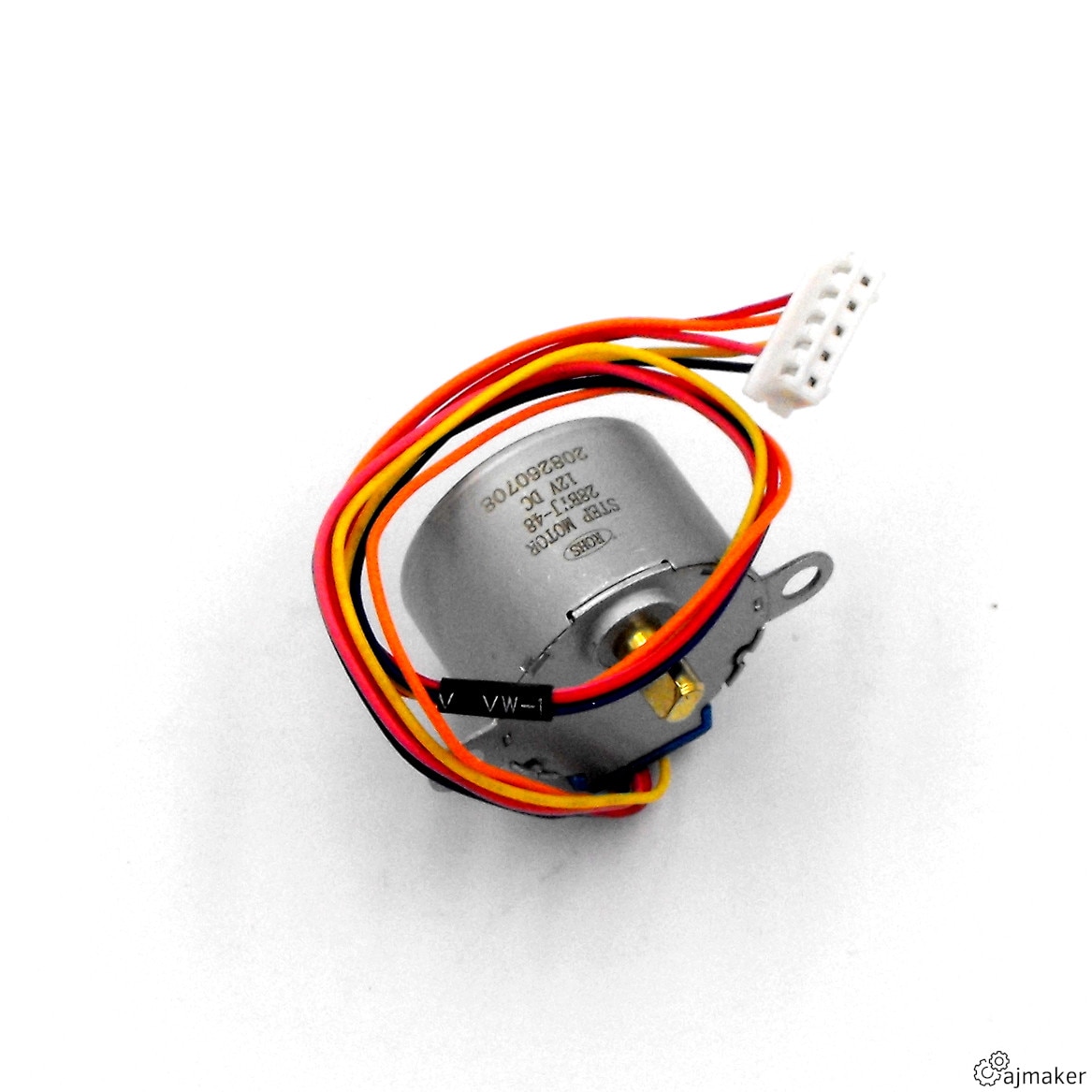 Set Motor Pas cu Pas AJMAKER 28BYJ-48 12V, 4 Faze, 34 mNm, 25x13mm ...