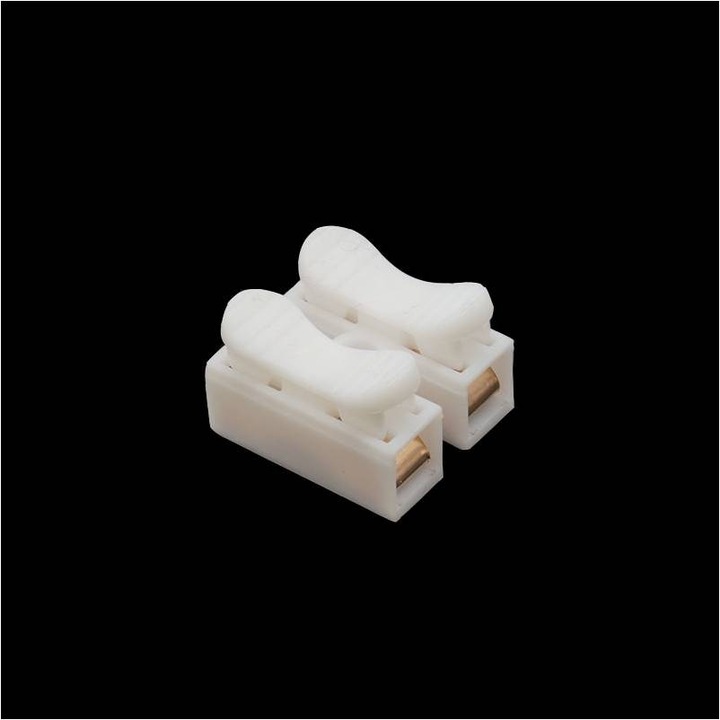 Conectori rapizi, AJMAKER, Termoplastic, 2 pini, Alb - eMAG.ro