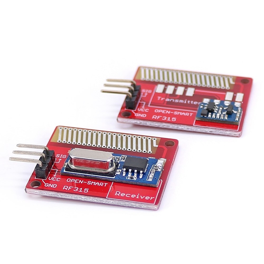Kit transmitator si receptor wireless pentru Arduino, AJMAKER, 315MHz ...