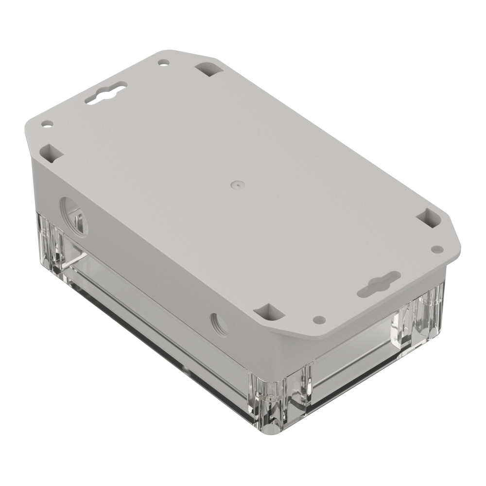 Херметичен IoT калъф, AJMAKER, ABS/PC, Универсален, Сив - eMAG.bg