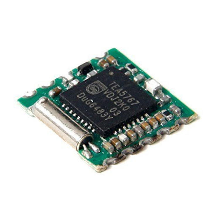 Modul tuner radio FM stereo TEA5767 I2C, AJMAKER, 11.2x11.2mm ...
