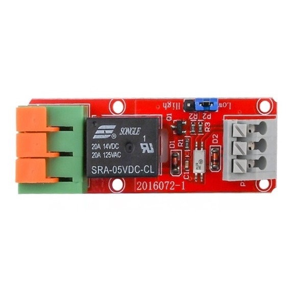 Modul releu Ajmaker, 5V, Conector rapid, 10A/250V - eMAG.ro