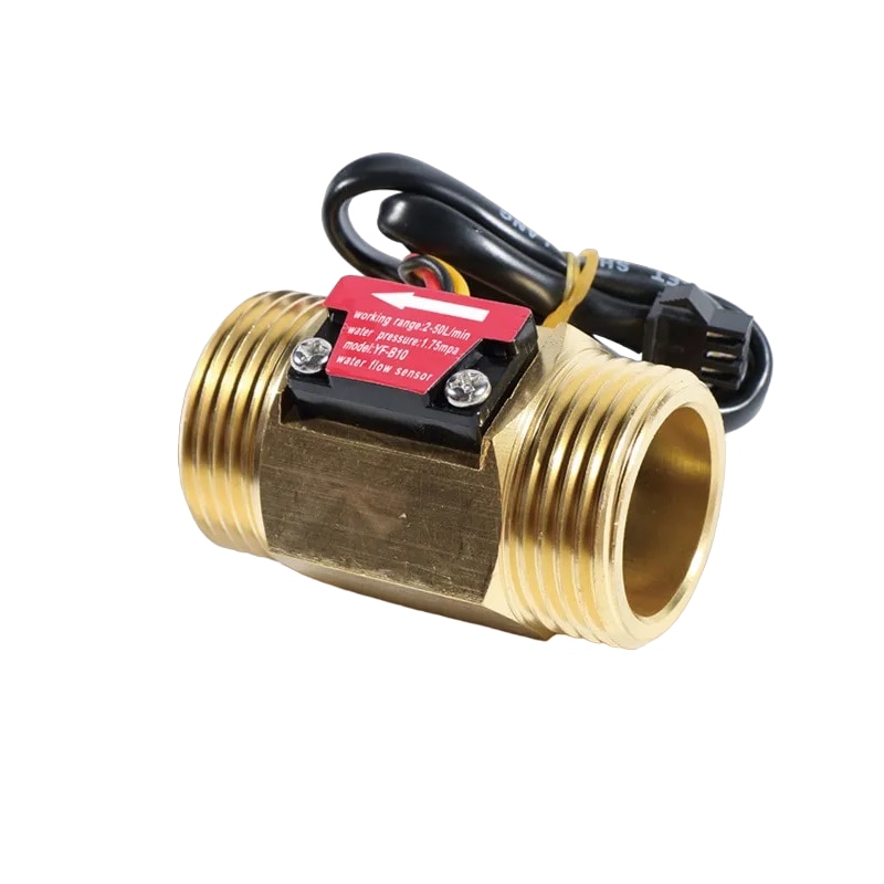 Senzor debit de apa Ajmaker, YF-B1, DN25, Cupru - eMAG.ro