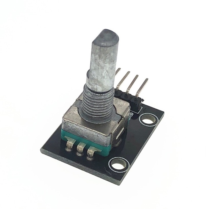 Modul encoder rotativ AJMAKER KY-040, 20 impulsuri, 31x19x29mm - eMAG.ro