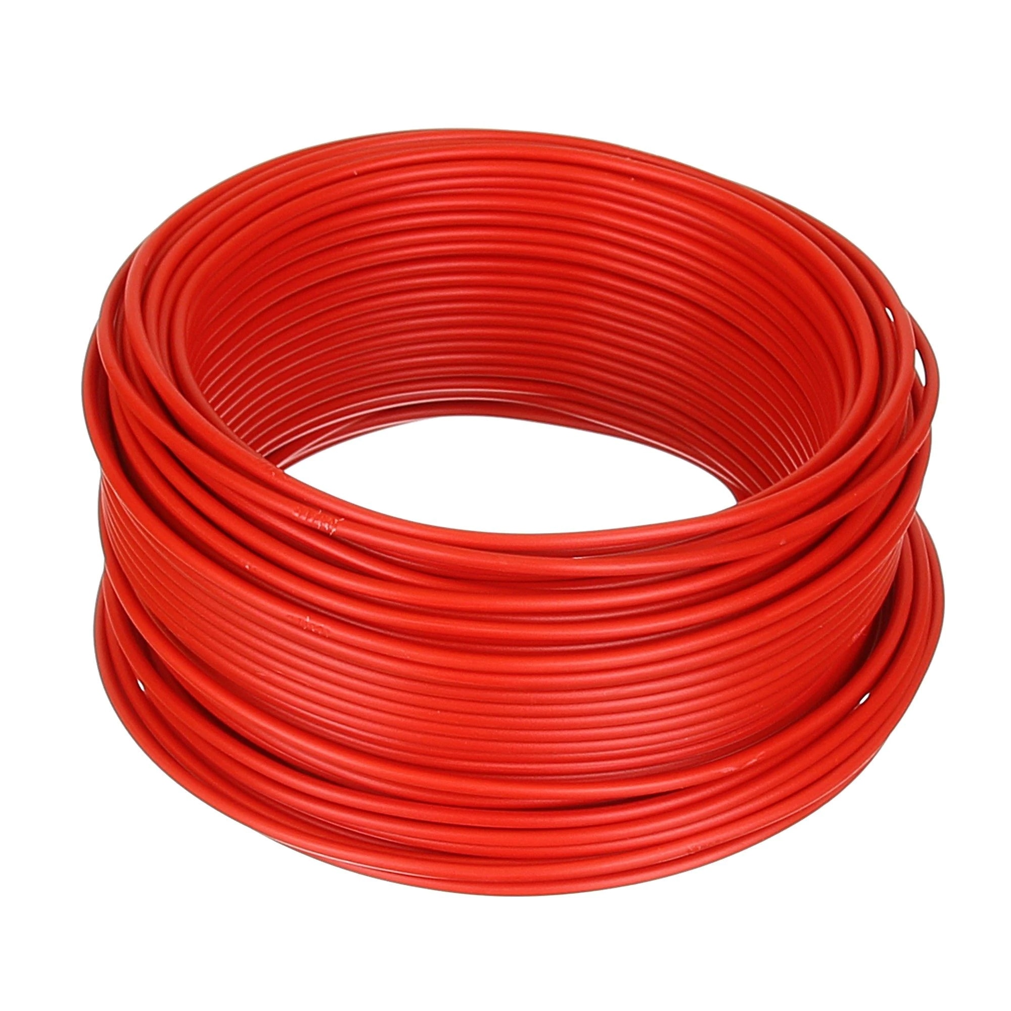 Conductor electric FY 2, 5mm, cupru masiv, Rosu, 50M - eMAG.ro