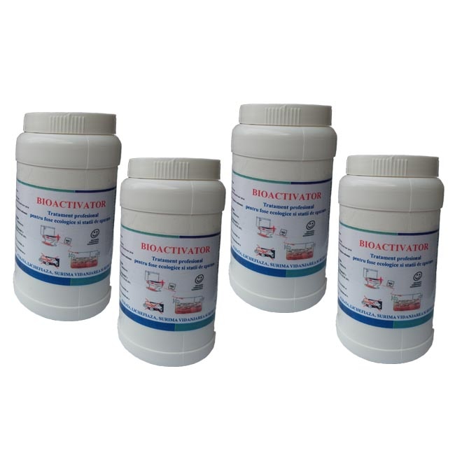 Pachet de 4 Bioactivator pentru toate fosele 500 gr - eMAG.ro