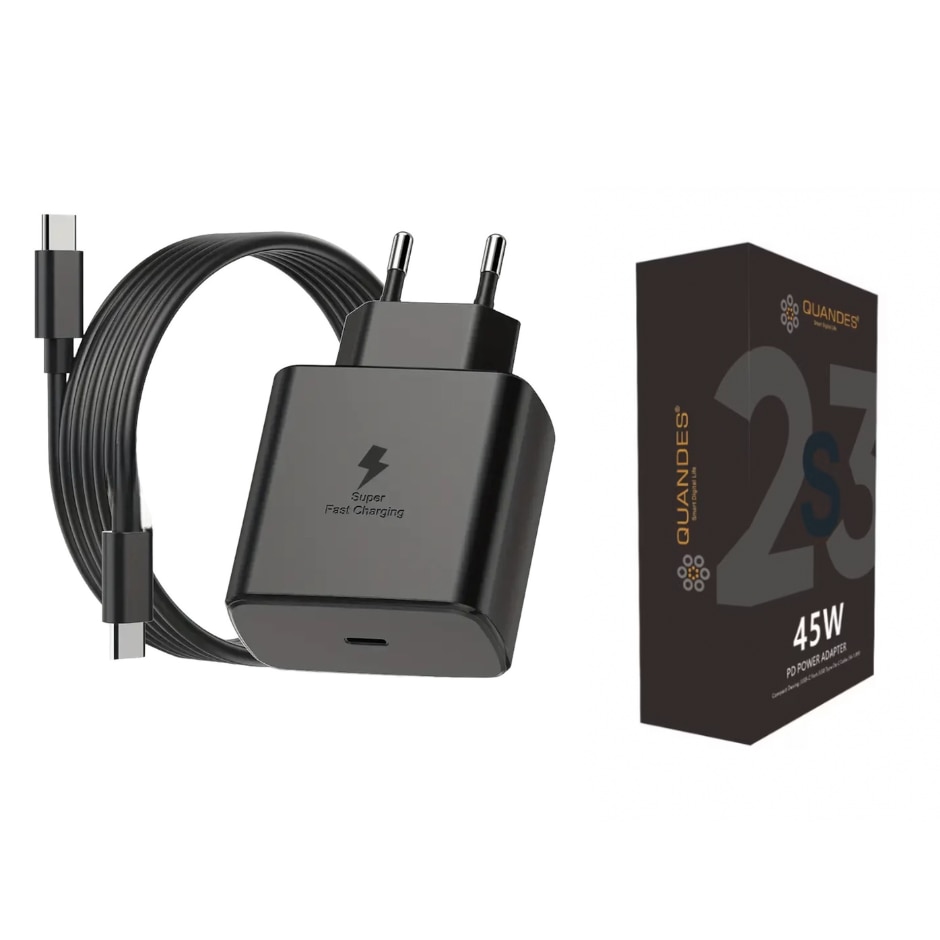 Set Incarcator priza 45w Super Fast Charging, compatibil pentru Samsung ...