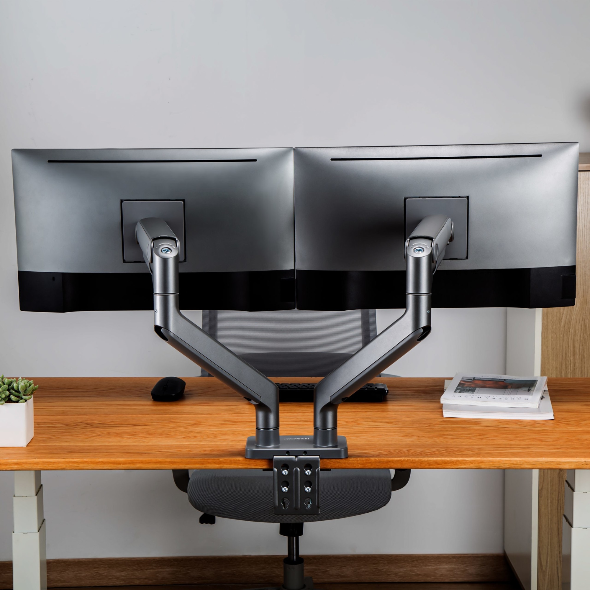 Suport 2 monitoare 17-45" inch, Pana la 20 kg/ecran, Structura Heavy ...