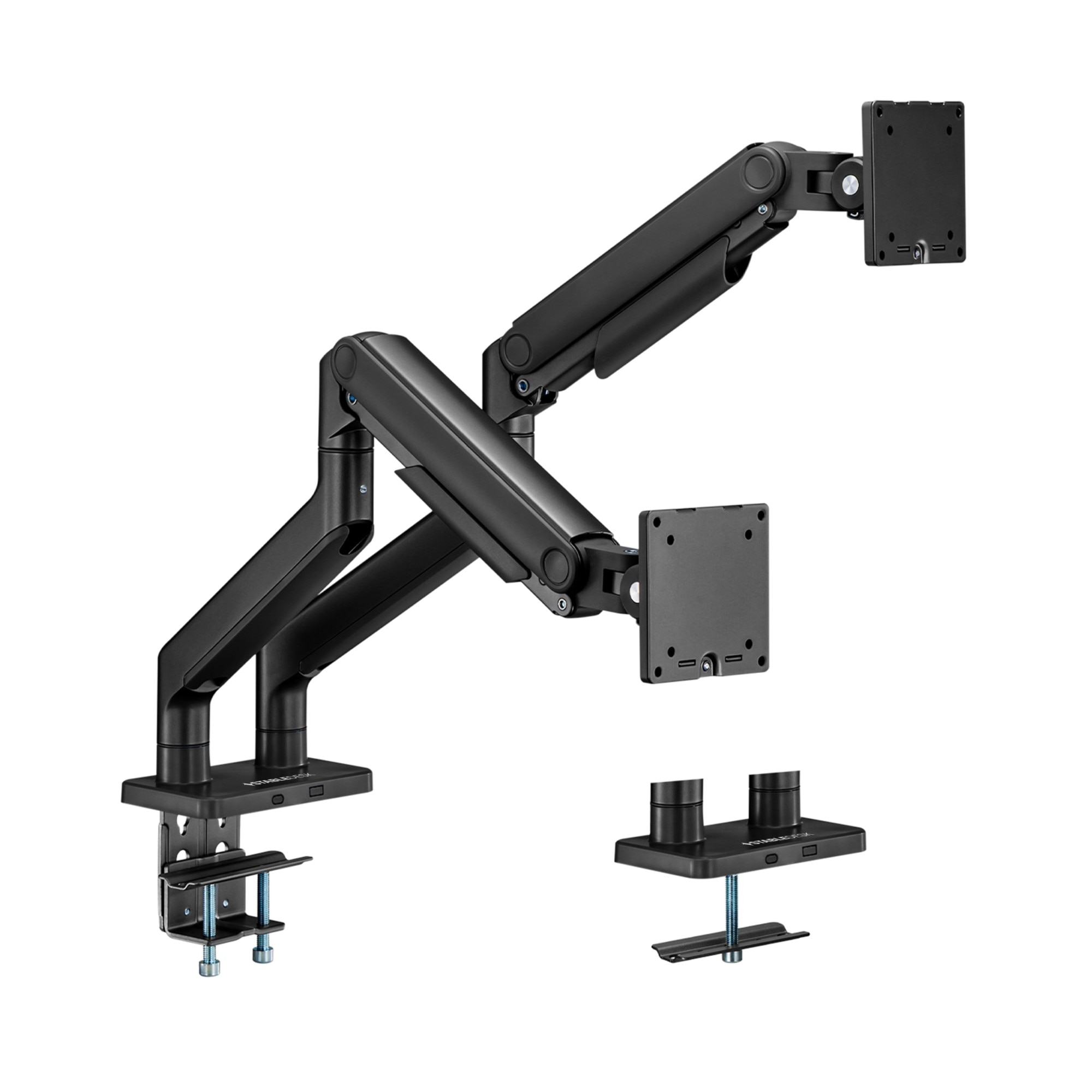 Suport 2 monitoare 17-45" inch, Pana la 20 kg/ecran, Structura Heavy ...