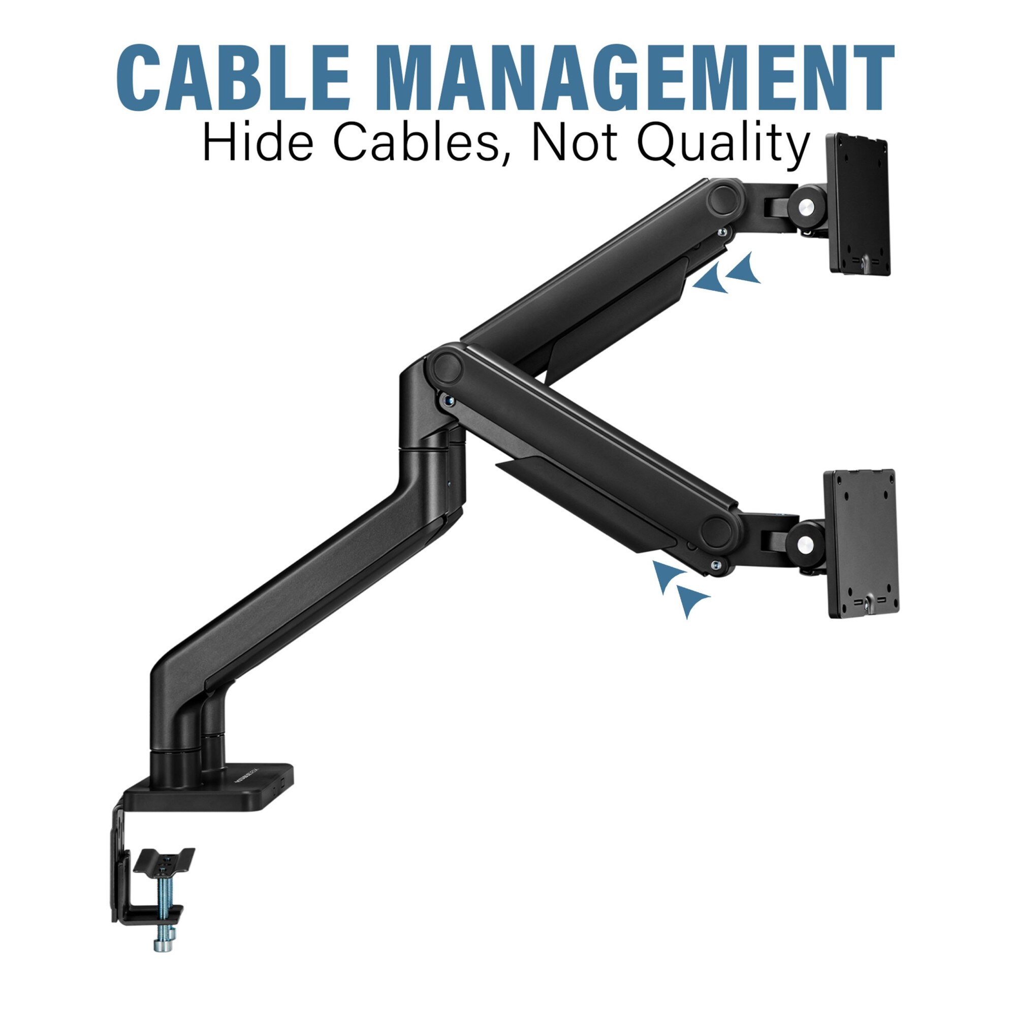 Suport 2 monitoare 17-45" inch, Pana la 20 kg/ecran, Structura Heavy ...