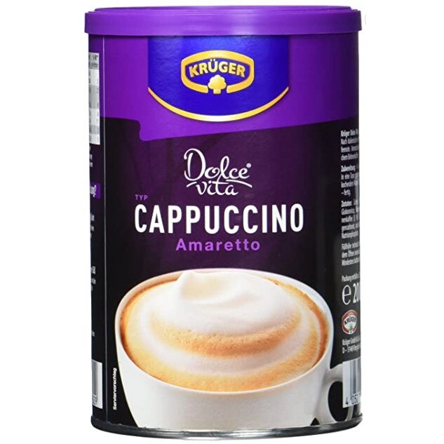 Cafea instant, Kruger Cappuccino Amaretto, 200 g - eMAG.ro