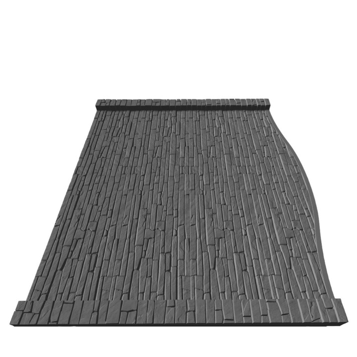 Set matrita gard, panou intreg, 3 matrite mijloc + 1 terminatie + 2 ...