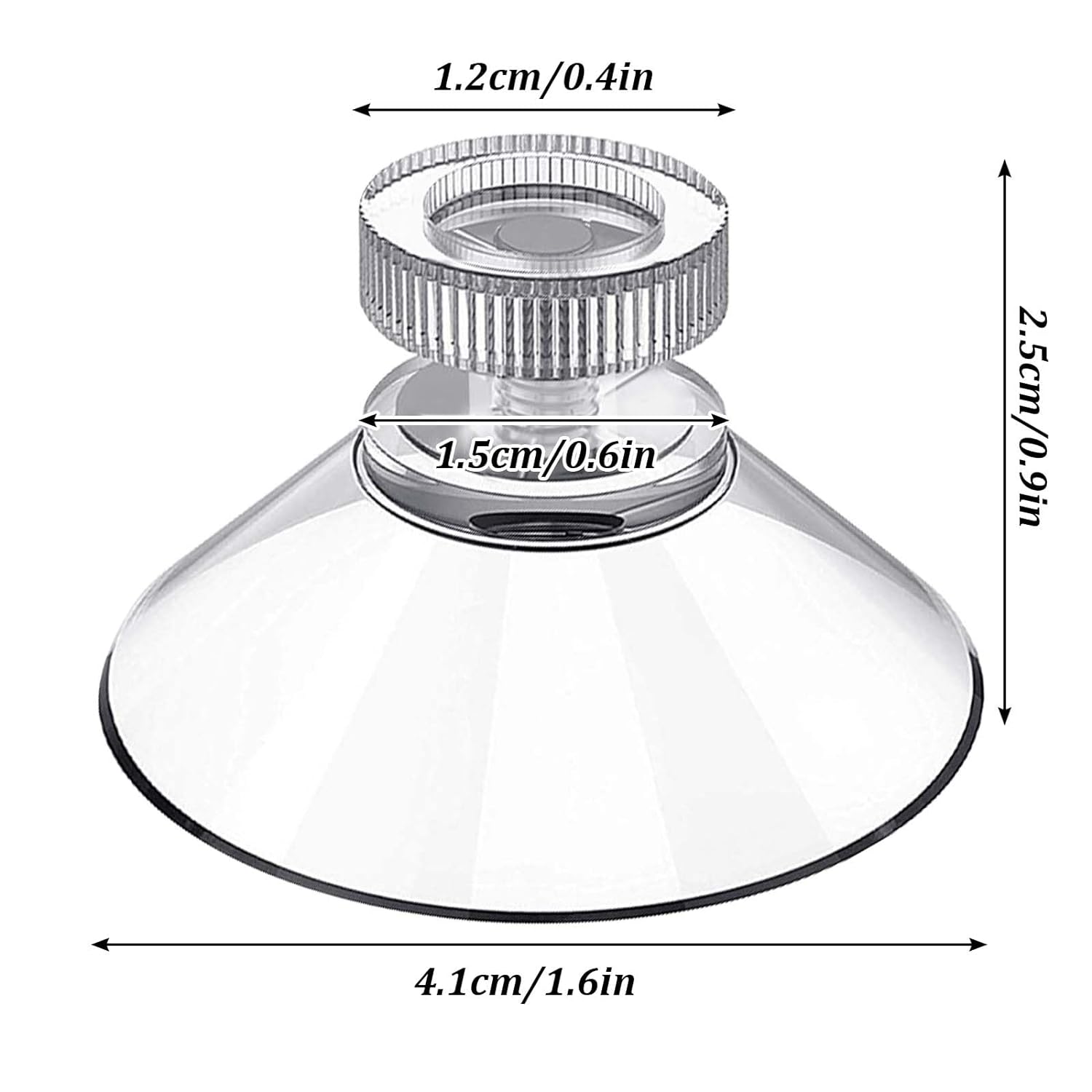 Set 15 Ventuze transparente cu filet, prindere Geam, Sticla, Adro - eMAG.ro