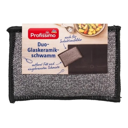 Кухненска гъба Profissimo За стъкло и керамика Черна - eMAG.bg