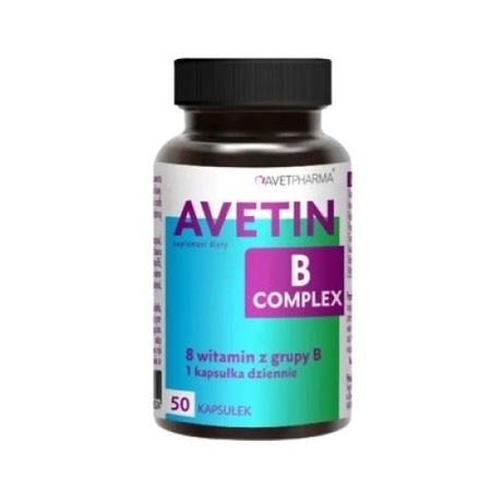 Vitamine, Avet Pharma, Avetin B Complex, 50 capsule - eMAG.ro