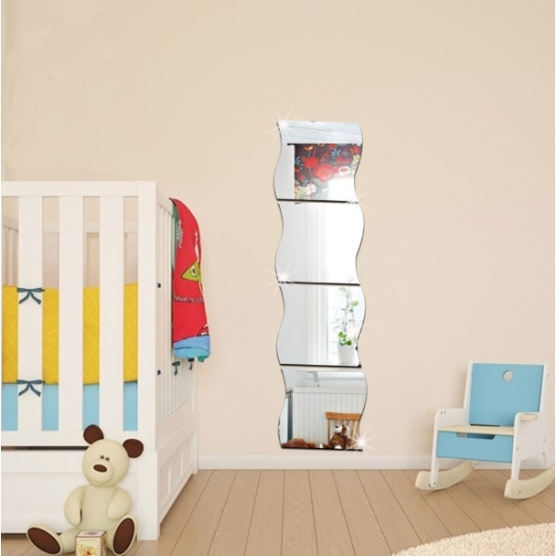 Oglinda Acrilica Autoadeziva, pentru Decor Pereti si Mobilier, Material ...