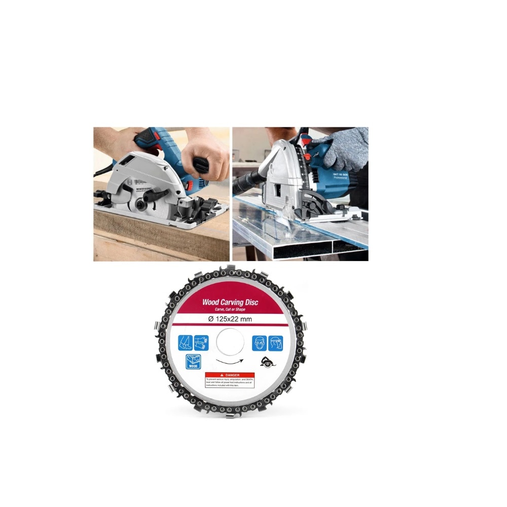 Disc flex cu lant drujba pentru polizor unghiular, Diametru 125 mm ...