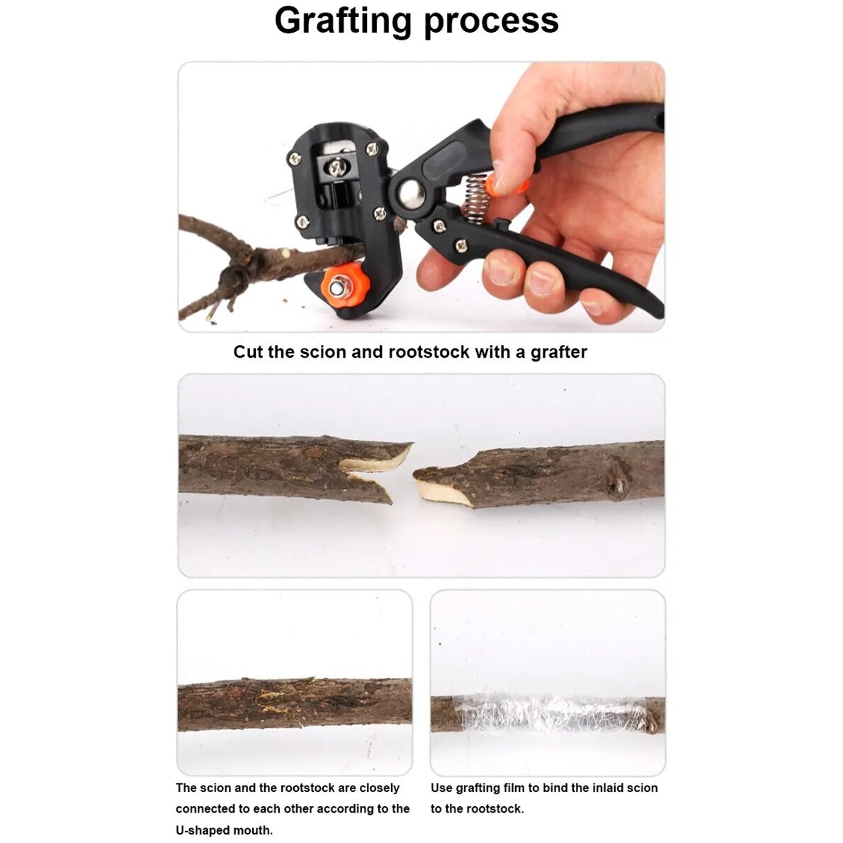 Foarfeca prefesionala pentru altoit, Rola banda altoire inclusa - eMAG.ro