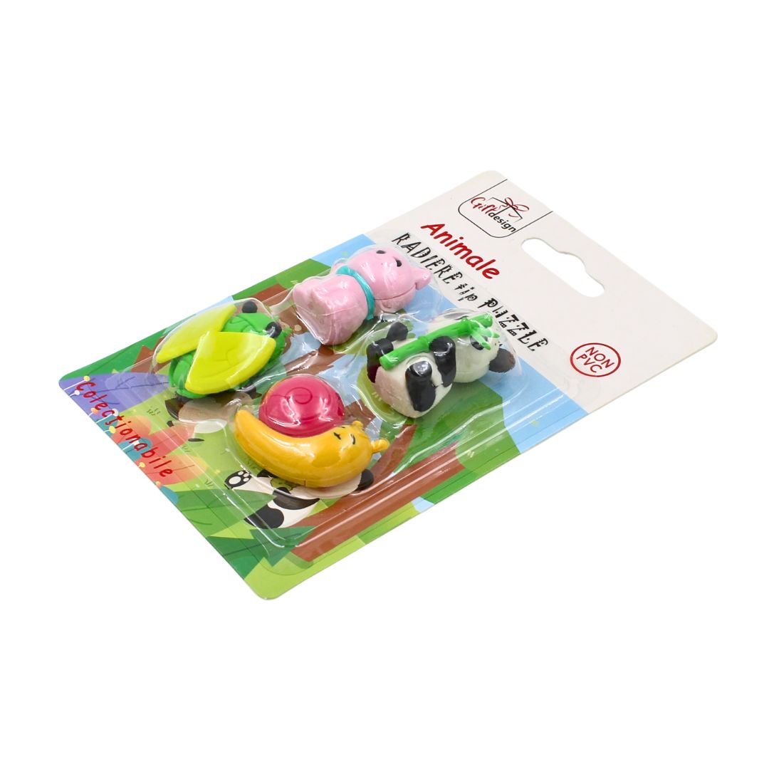 Set 4 radiere colectionabile Animale melc cotobelc - eMAG.ro