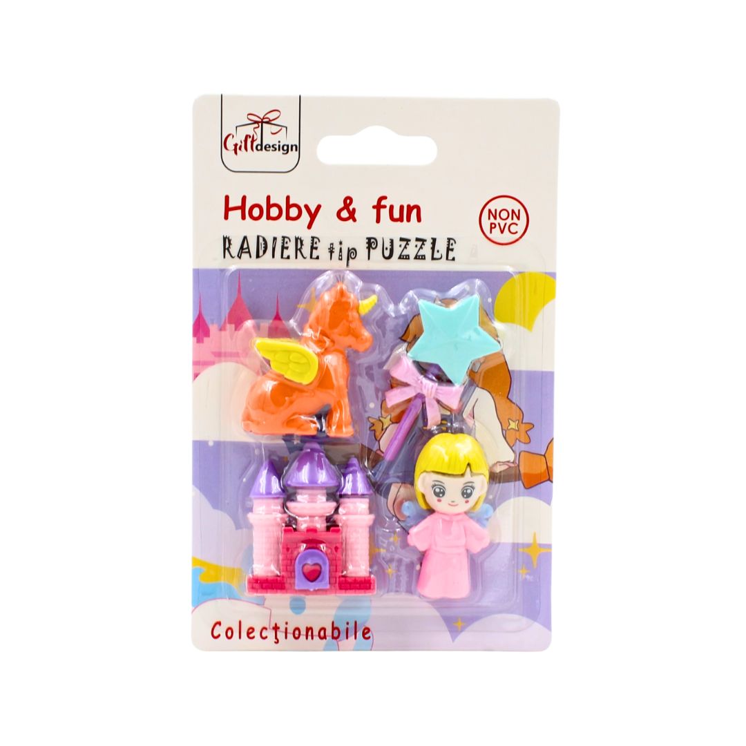 Комплект от 4 колекционерски приказни гумички Hobby Fun - eMAG.bg