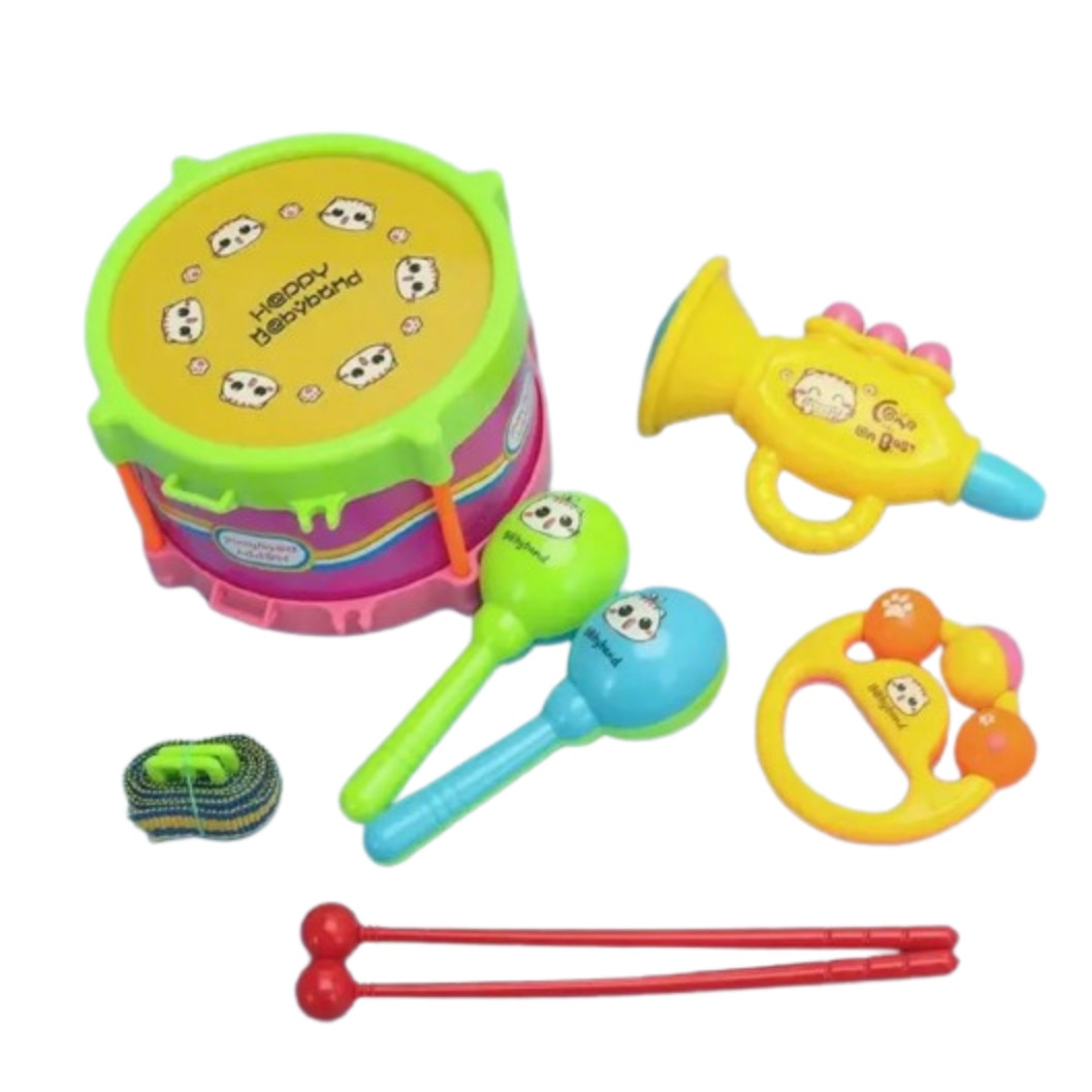 Set 4 tipuri de instrumente muzicale pentru copii, educatie timpurie ...