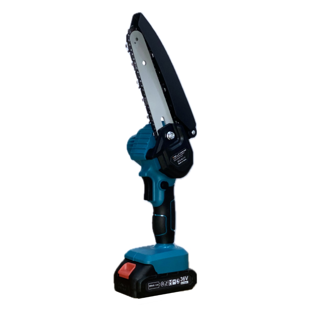 Mini drujba Liduo cu 2 acumulatori 36V, 3 Lanturi si 2 Lame 6" in set ...