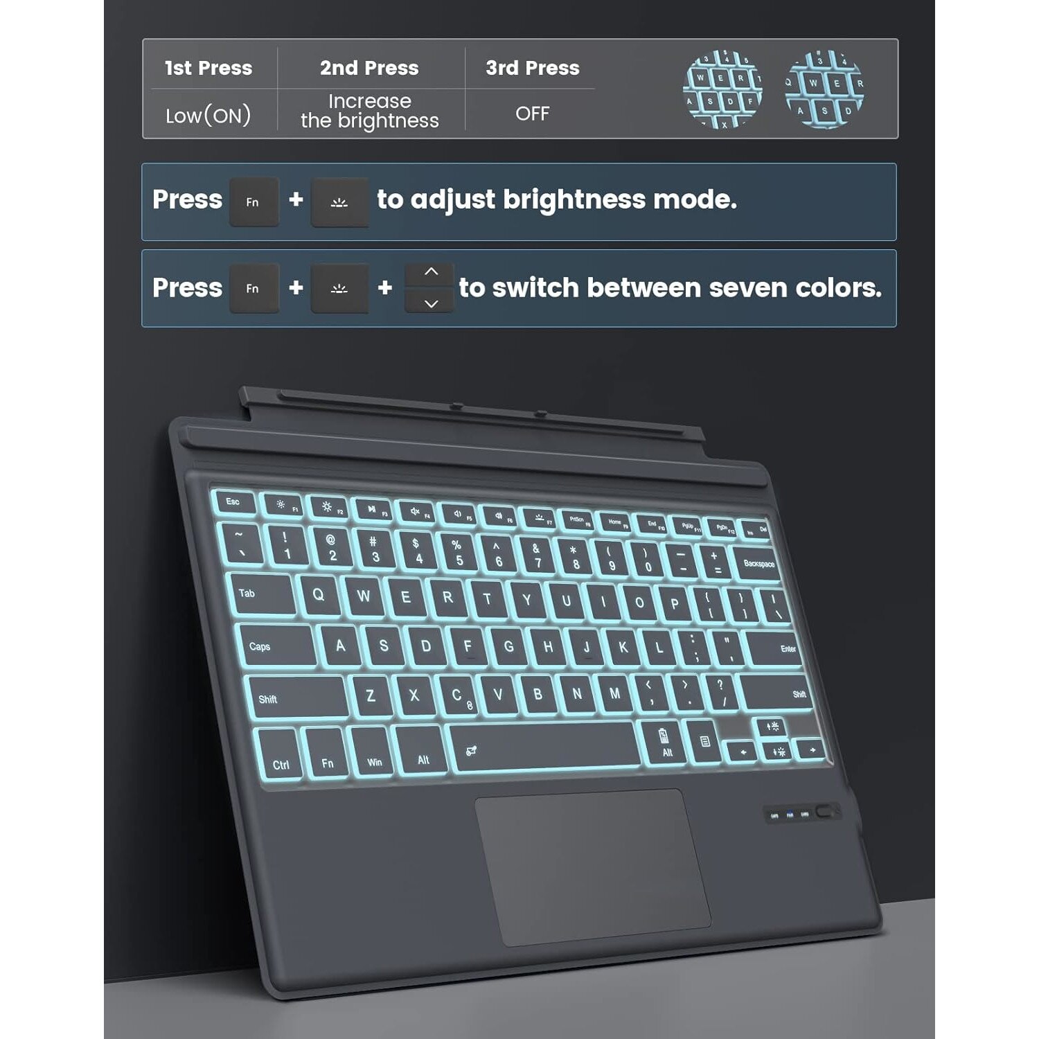 Tastatura pentru Microsoft Surface Pro 7 Plus/Pro 7/ Pro 6/ Pro 5/Pro 4 ...