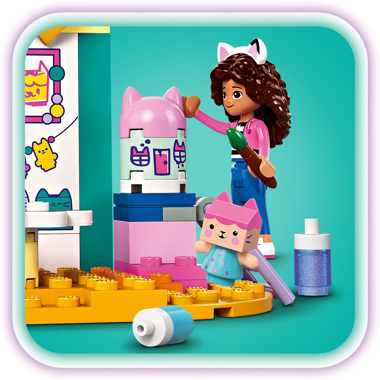LEGO® Gabby's Dollhouse - Creatii mestesugite cu Bebe Cutiuta 10795, 60 ...