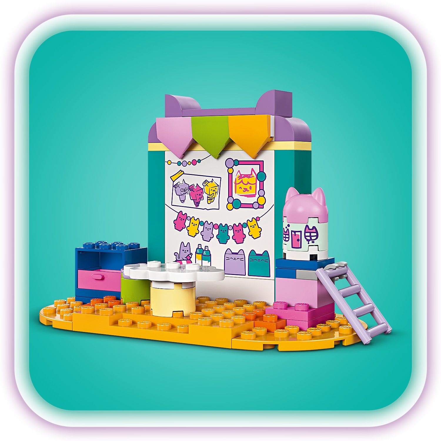 LEGO® Gabby's Dollhouse - Creatii mestesugite cu Bebe Cutiuta 10795, 60 ...